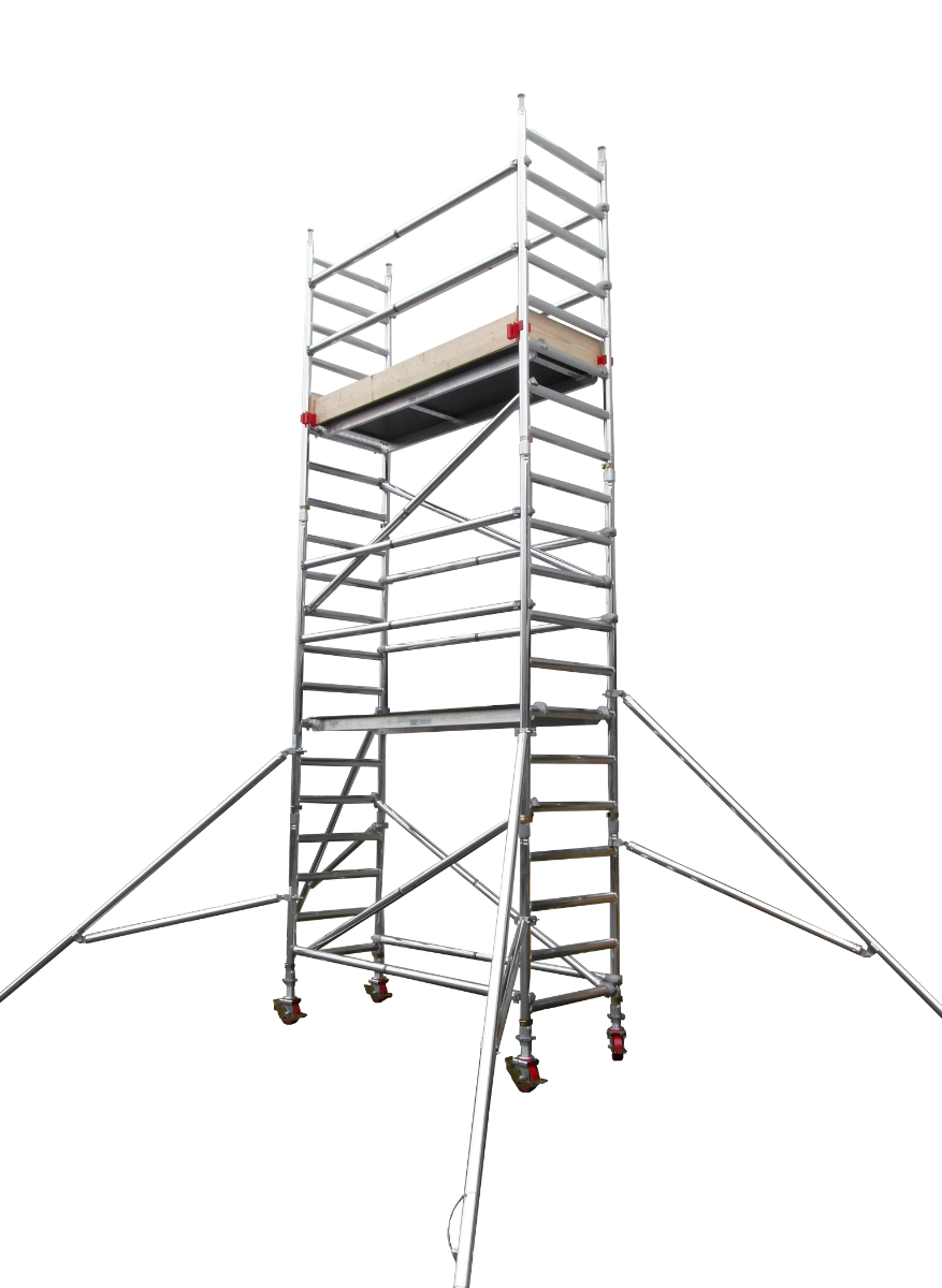 EuroTowers 232 Single Width Narrow Rung 3T Tower 2.3 m – Ladderstore