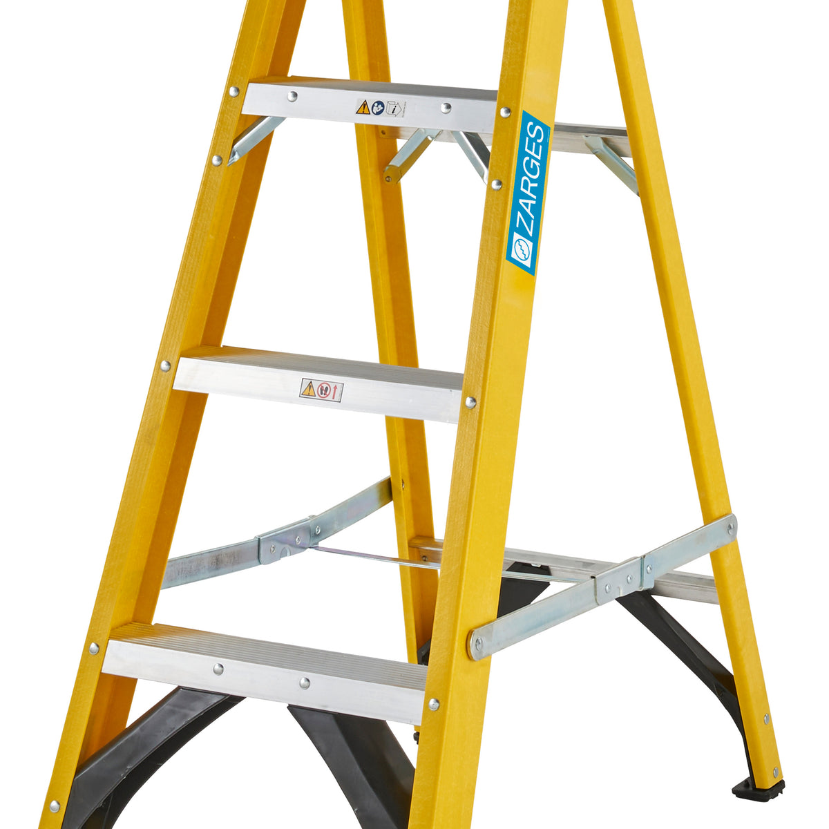 Zarges EN131 Professional GRP Swingback Step Ladders 4 Tread | 300514 ...