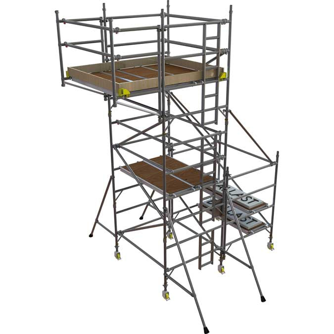 5.7m Boss Compact Side Cantilever Tower Scaffold | 33405700/33505700 ...