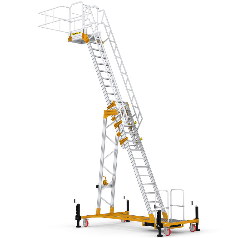 6.0m Climb-It Cantilever Adjustable Tanker Ladder | CAM905 – Ladderstore UK