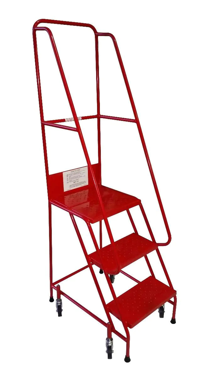 Klimeezee Narrow Aisle Mobile Warehouse Steps 3 Tread | KNA03 – Ladderstore