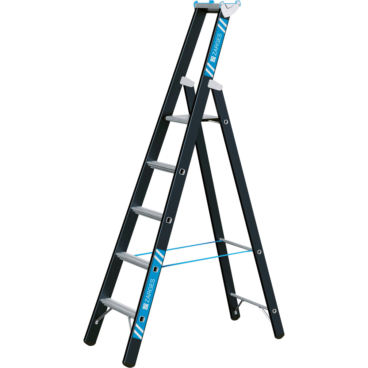 5 Tread Zarges Megastep 250kg Capacity Platform Step Ladder | 41147 ...