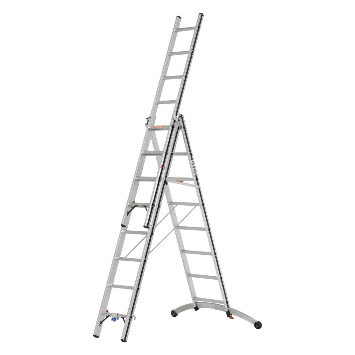 Hymer Aluminium Combination Ladder 3 x 8 | Ladderstore – Ladderstore UK