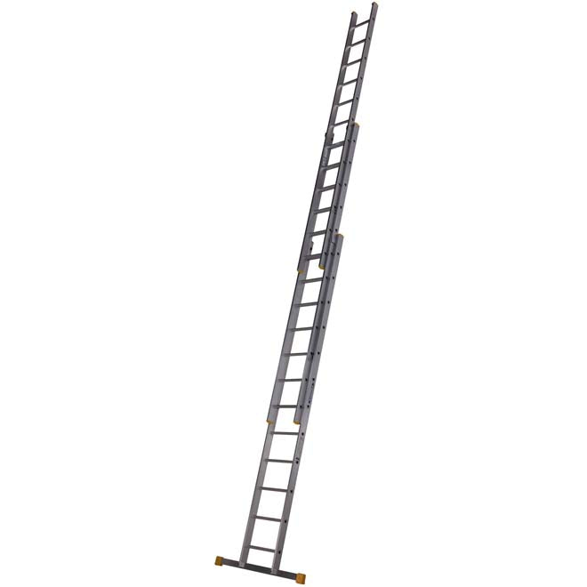 3 x 12 Werner D Rung Triple Extension Ladder | 7233518 – Ladderstore UK