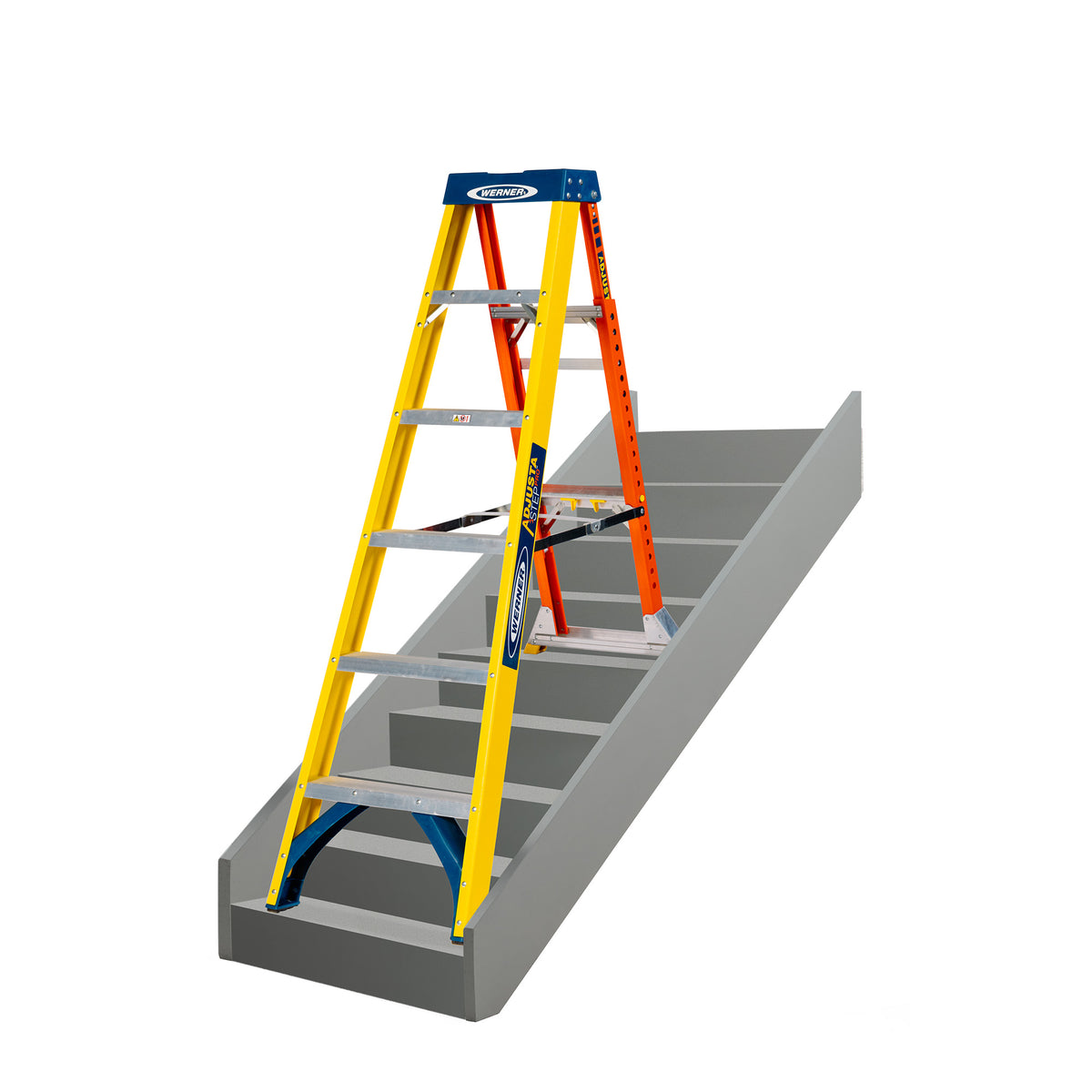 Werner Adjustastep Pro Step Ladder | 750 Range – Ladderstore UK
