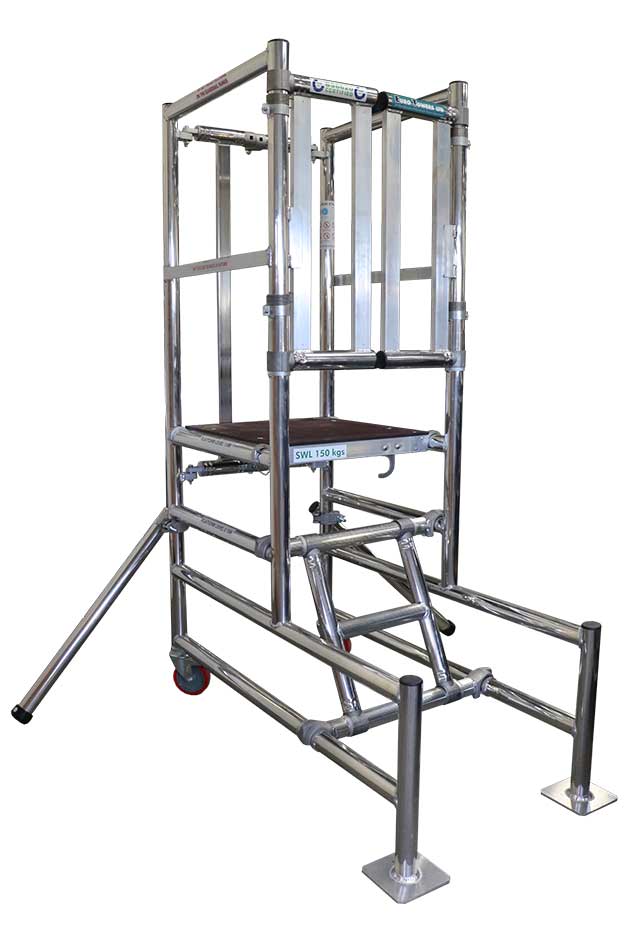 Fixed BS8620 Podium Step From Eurotowers – Ladderstore UK