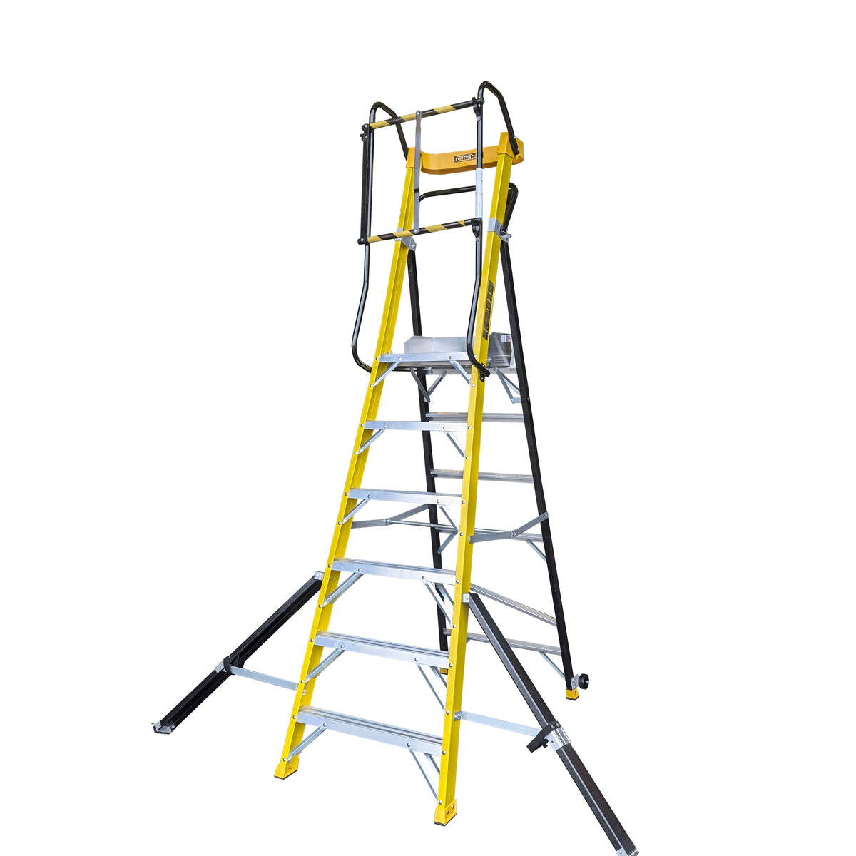 Climb It Glass Fibre Podium Steps With Enclosed Platform | GFPPOD Range ...