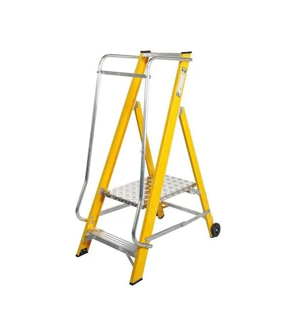 Lyte Magnastep NYFWP2M | 2 Tread Fibreglass Wide Platform Stepladder ...