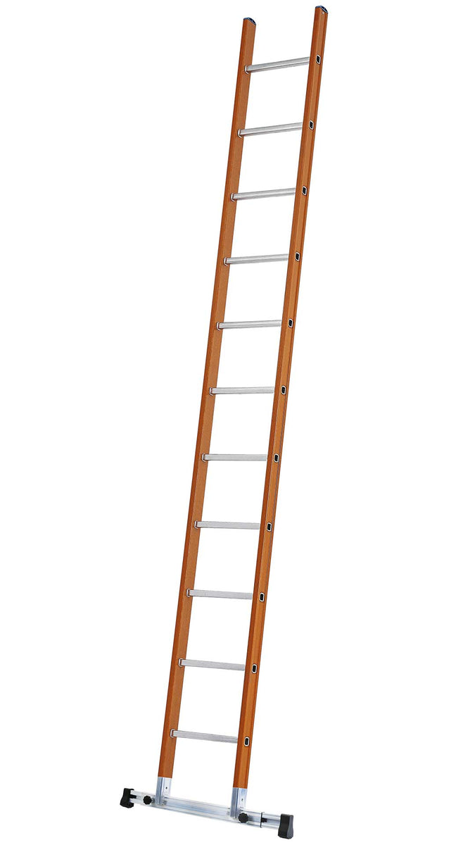 Single Section GRP 14 Rung Ladder - 4.5 m - A36W0450 – Ladderstore UK