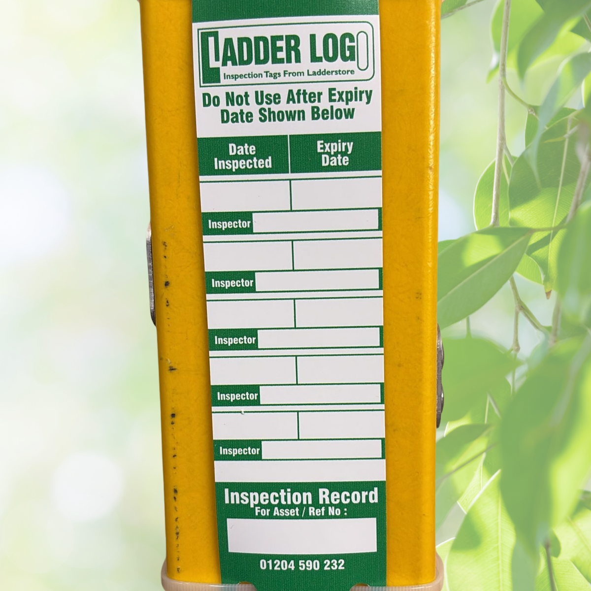 Sustainable Ladder Log Inspection Tag By Ladderstore – Ladderstore UK