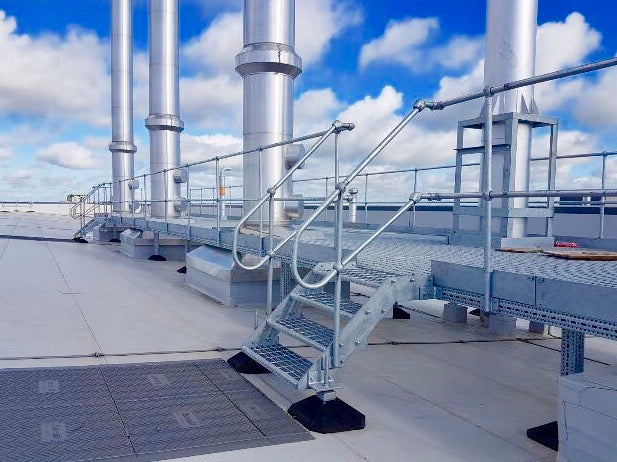 Aluminium Roof Access Walkway System | Bespoke – Ladderstore UK