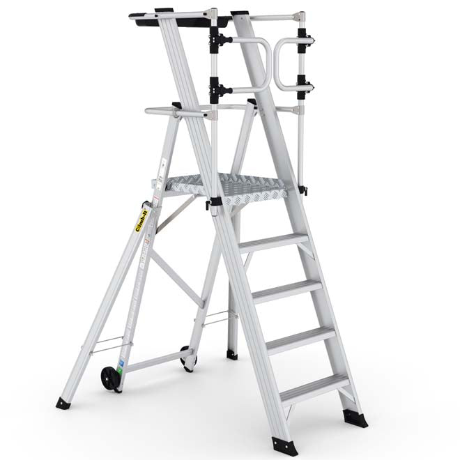 4 Tread Climb-It EN131 Folding Podium Steps | CAW304 – Ladderstore UK