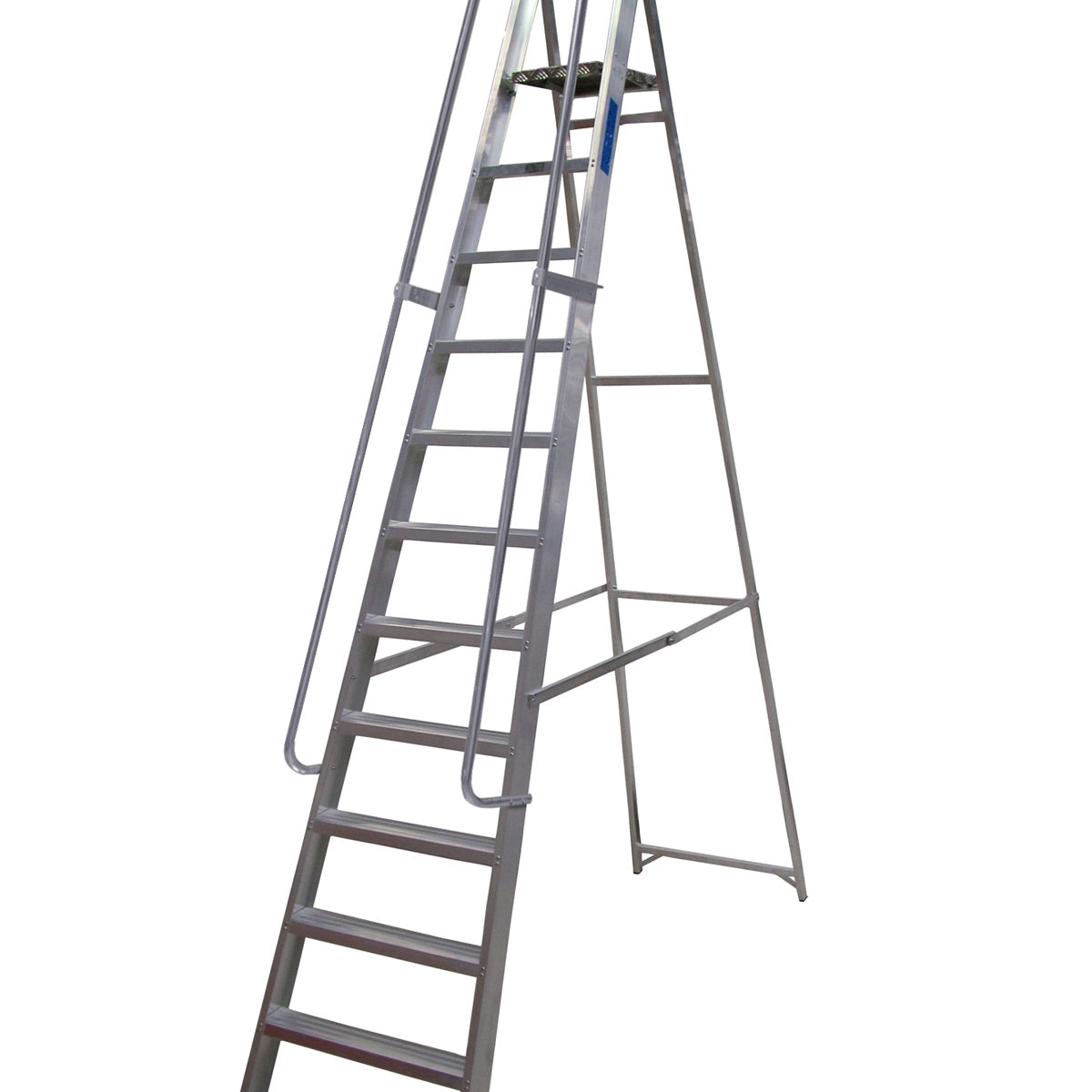 Lyte NESP12 | 12 Tread Platform Stepladder With Handrails – Ladderstore UK