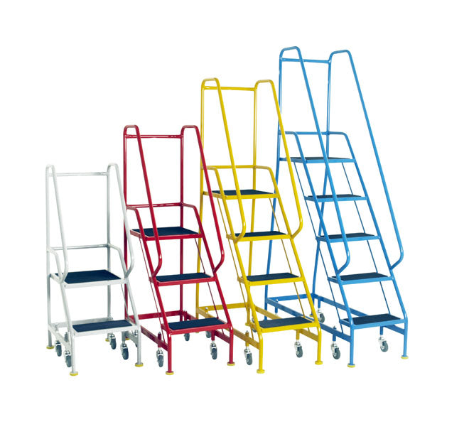 Steptek Narrow Aisle Spring Loaded Warehouse Steps | S30 – Ladderstore UK