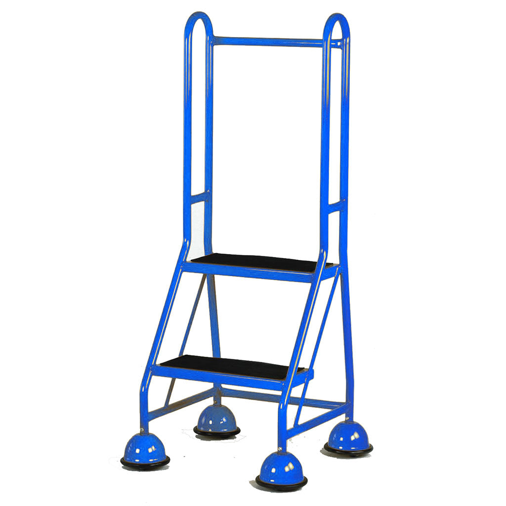 Redhill Steptek Single Sided Mobile 2 Step - Blue | S248 – Ladderstore