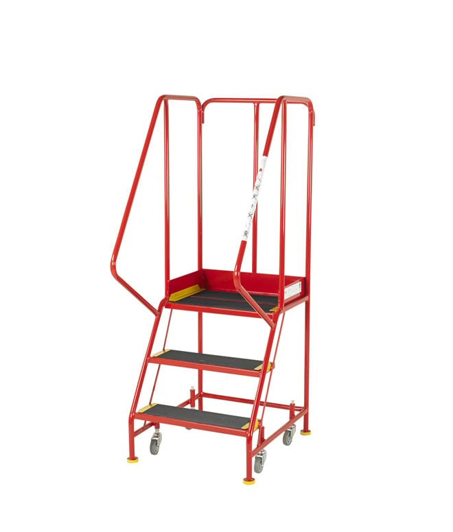 Steptek Premier BS Approved Warehouse Steps 3 Tread | S410 – Ladderstore