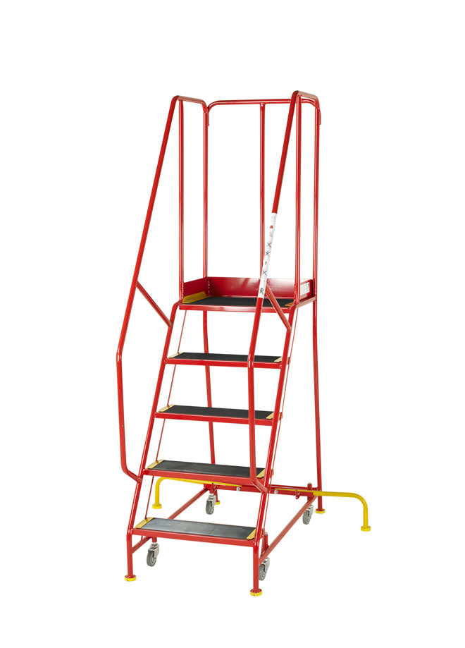 Steptek Premier BS Approved Warehouse Steps 5 Tread | S418 – Ladderstore