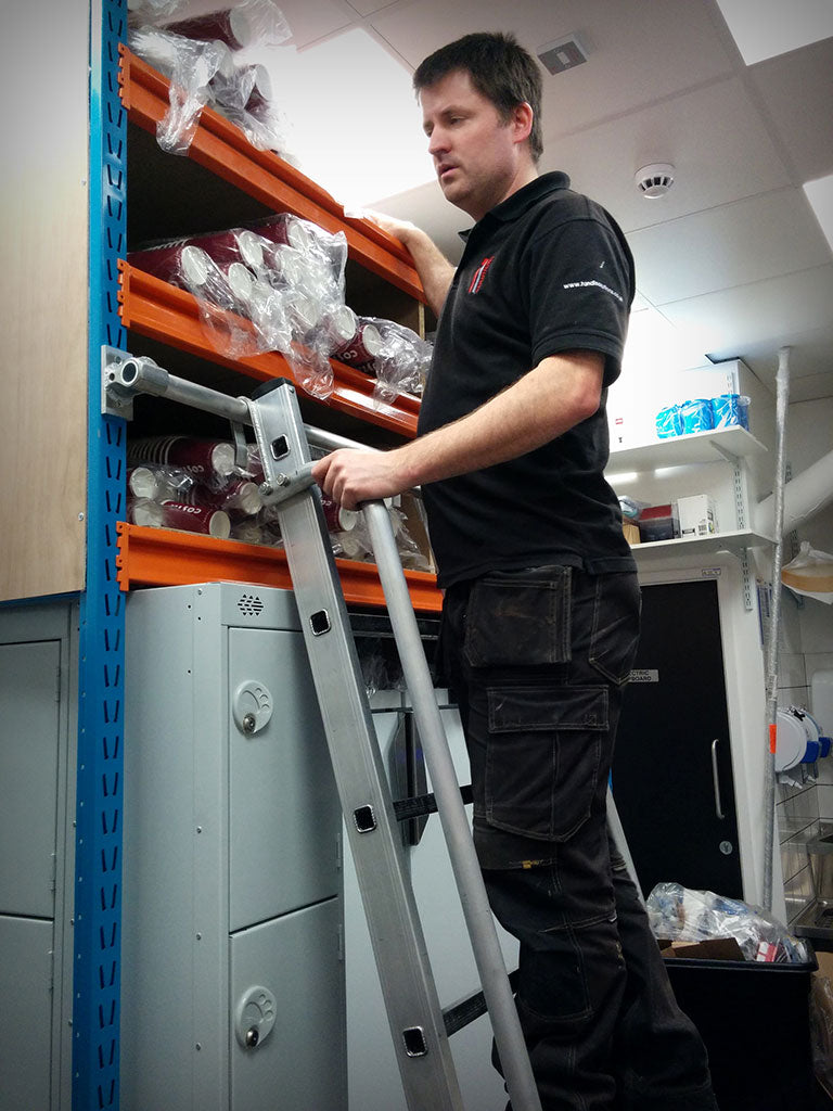 Bespoke Shelf Ladder – Ladderstore UK