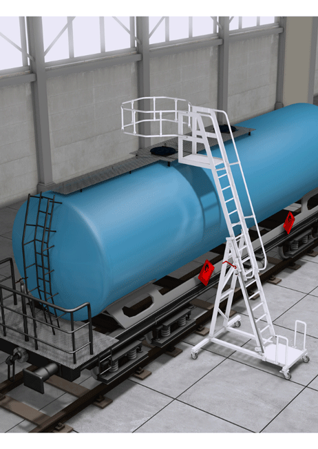 Krause Tanker Access Platform Ladder | Ladderstore – Ladderstore UK
