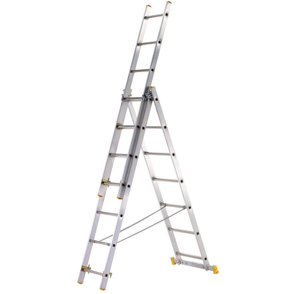 Zarges Eurostar EN131 Professional Combination Ladder - 3 x 6 Rung ...